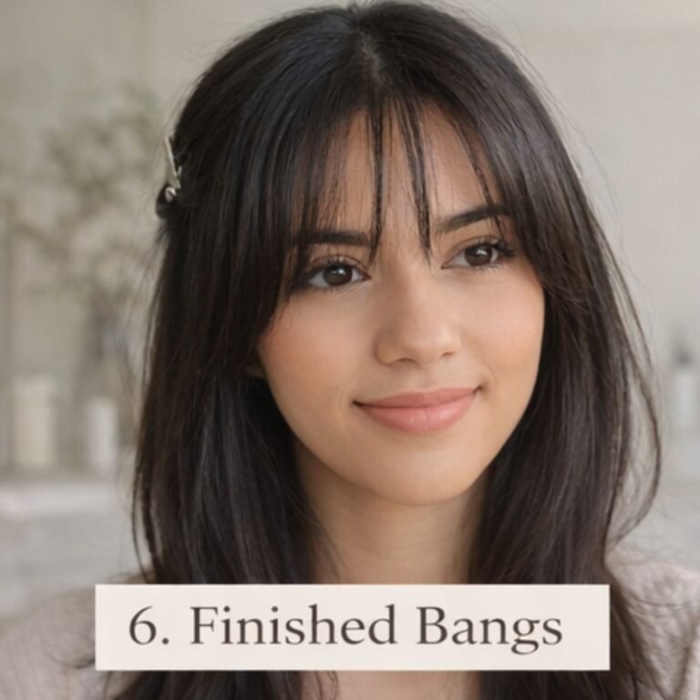 How to Cut Soft Wispy Bangs at Home (Easy Step-by-Step Guide) – The ...